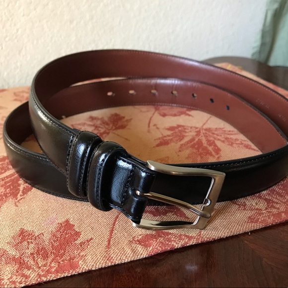 Perry Ellis | Accessories | Belt Perry Ellis Black Leather Belt | Poshmark